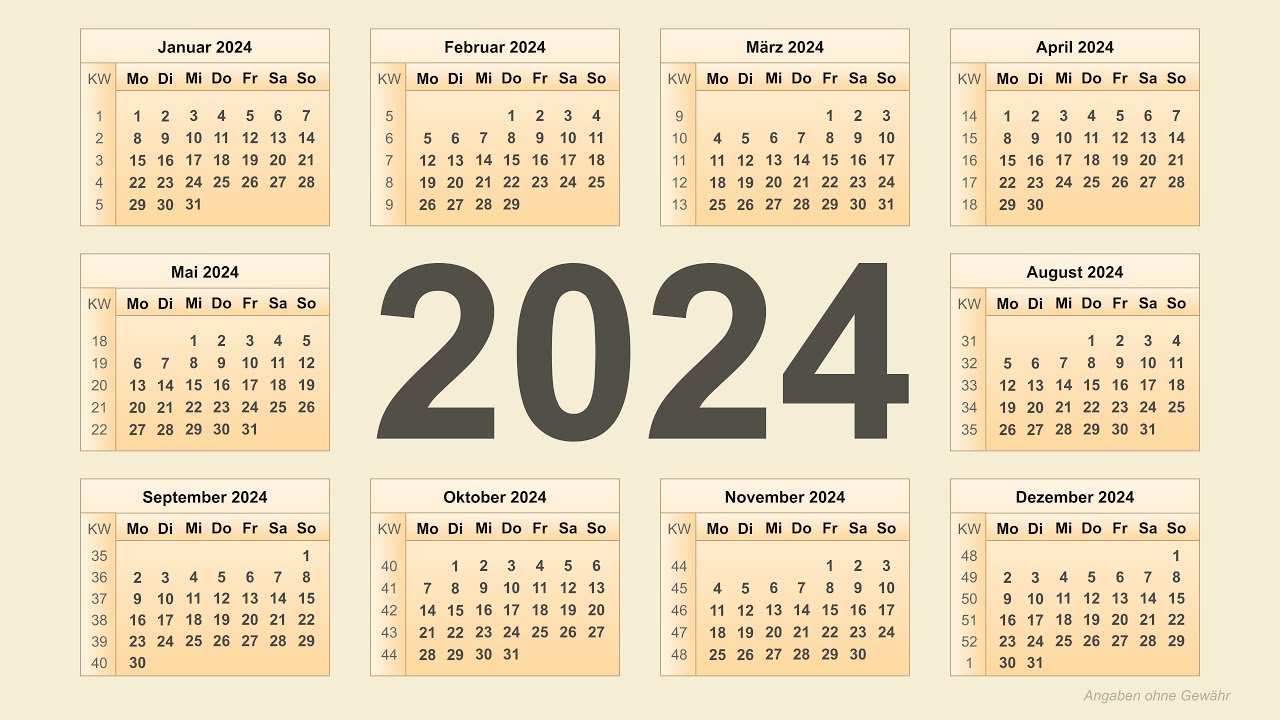 🥇 Kalenderwochen 2024: 12 Tipps für perfekte Planung und Organisation